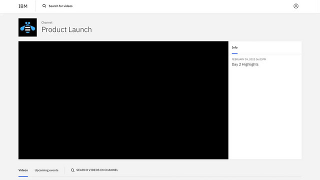 IBM Enterprise Video Streaming: Demo