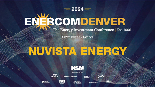 Exclusive: NuVista Energy at EnerCom Denver 2024